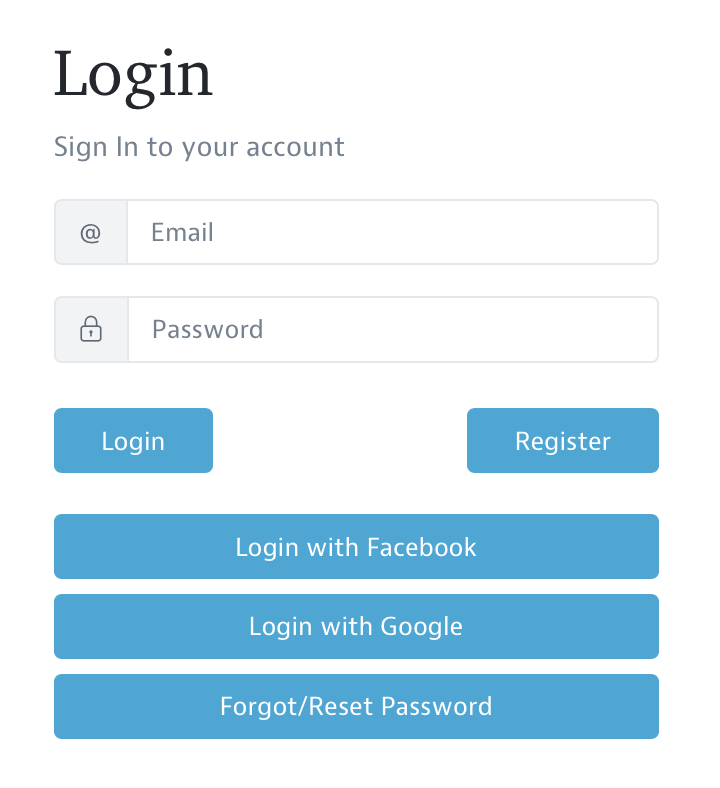 Forgot/Reset Password button should get a different styling then sign ...