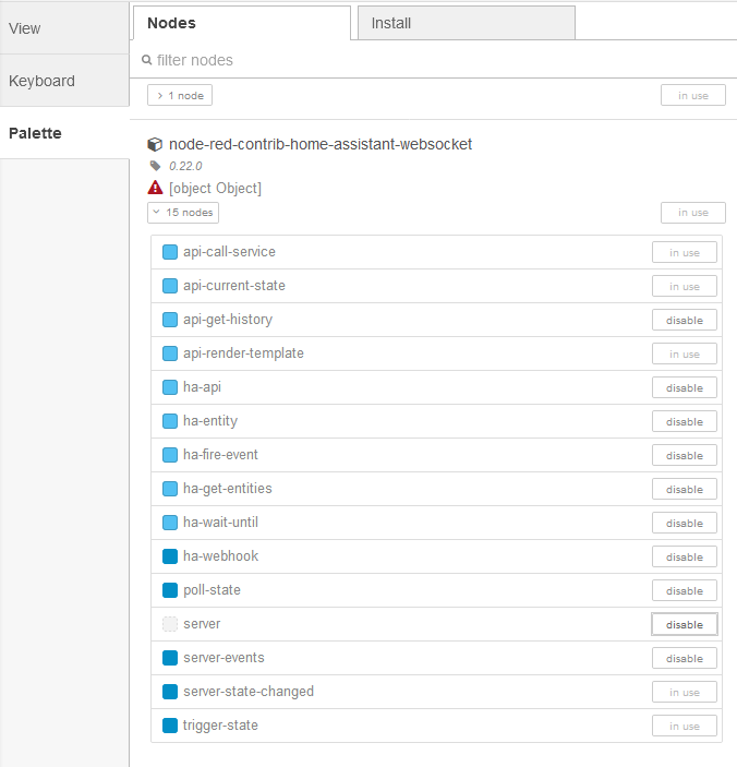 Flows stopped due to missing node types. * server · Issue #224 · zachowj/node-red-contrib-home ...