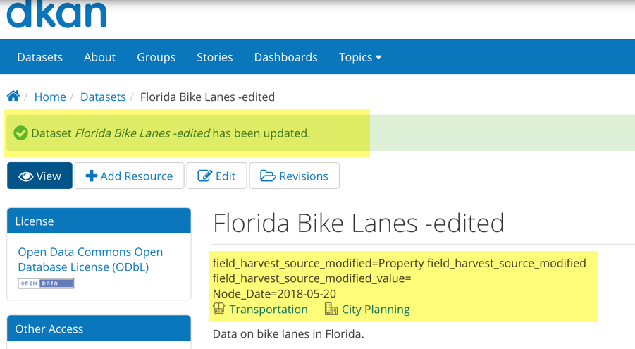 Dataset Modified Date not changing on edit dataset · Issue #2495 ...