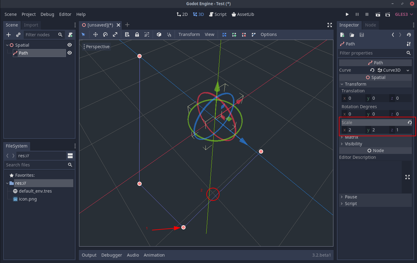 Spatial gizmo handles can't be moved when the object is scaled · Issue #33392 · godotengine ...