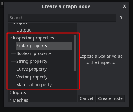Exposing variables in the Inspector · protongraph/protongraph Wiki · GitHub