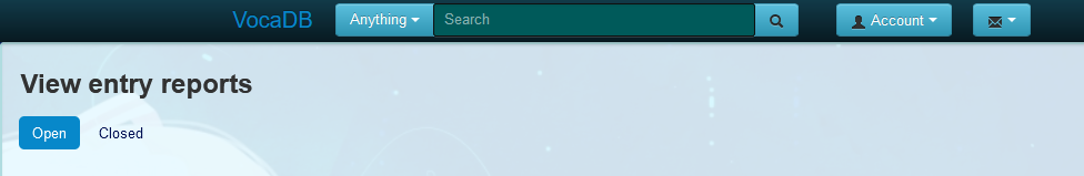 Unable to click the header when being on the "Entry reports" page · Issue #1376 · VocaDB/vocadb ...