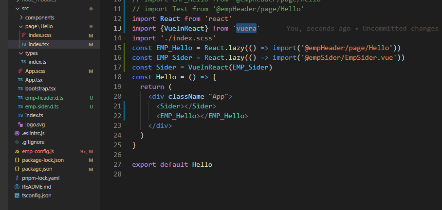 react 模板引入vue2+ts 失败 · Issue #235 · empjs/emp · GitHub