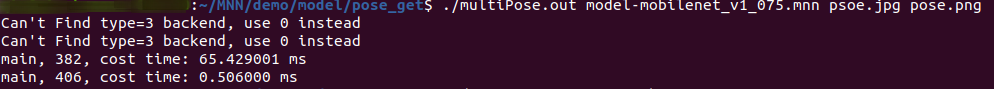 multiPose.out 调用opencl时，Can't Find type=3 backend, use 0 instead · Issue #1510 · alibaba/MNN ...