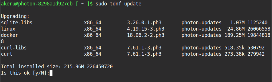 Docker upgrades in Photon 3.0 · Issue #839 · vmware/photon · GitHub
