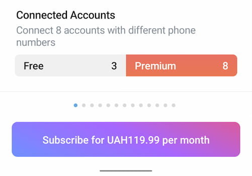 Question Why Premium Connected Accounts Limit Lower That In Telegram For Android Direct