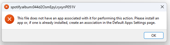 Cannot open album/track in app from webversion · Issue #385 · SpotX-Official/SpotX · GitHub
