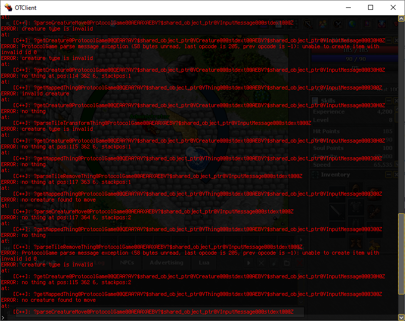Missing handler for CREATURETYPE_HIDDEN · Issue #266 · mehah/otclient · GitHub