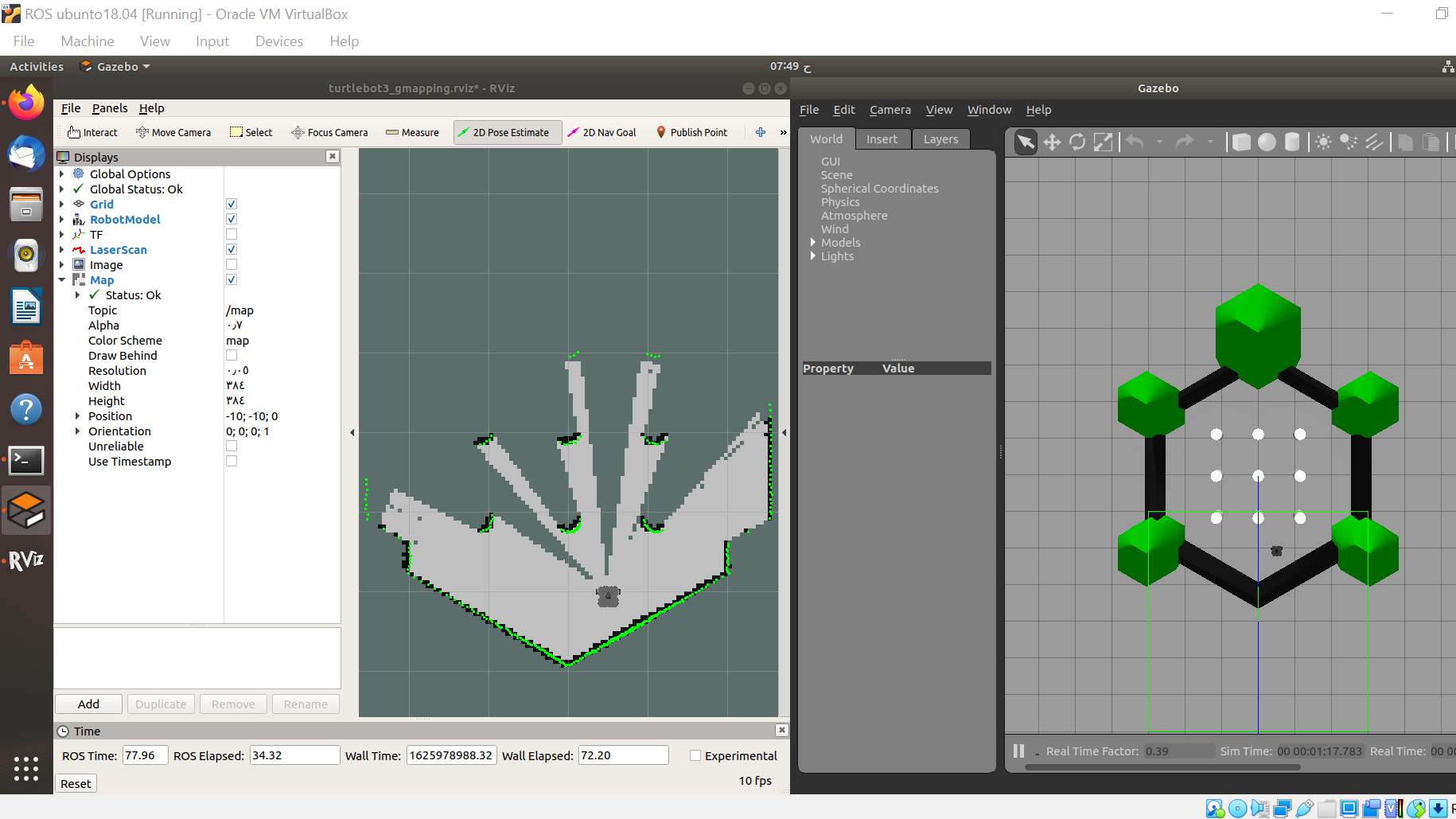 GitHub - RanaMHM/Turtlebot3-with-a-SLAM-approach: Create map through Turtlebot3 with a SLAM ...