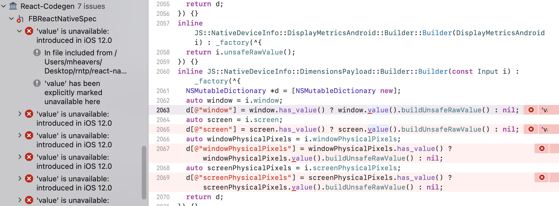 building the example app fails · Issue #2009 · doublesymmetry/react-native-track-player · GitHub