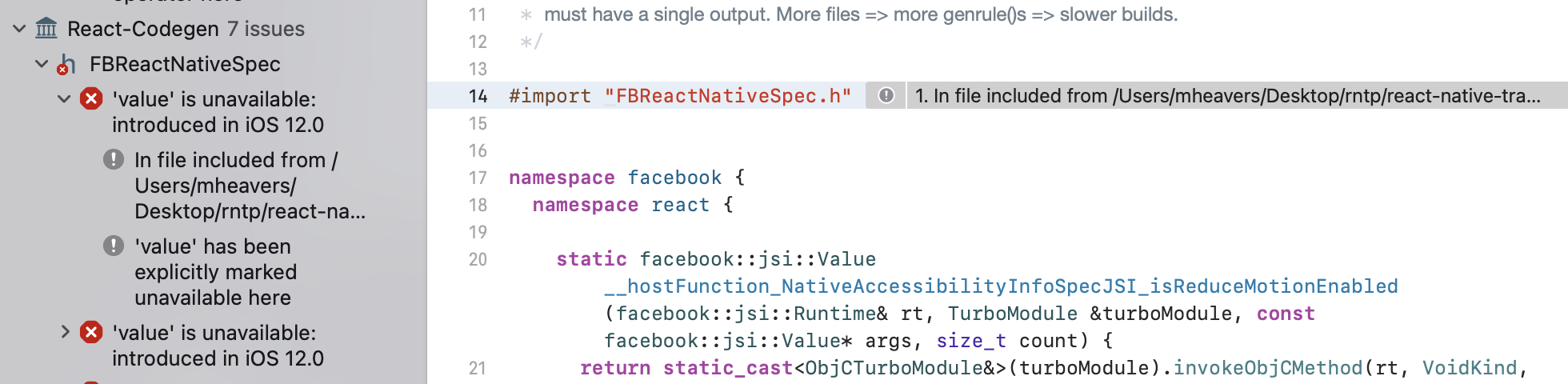 building the example app fails · Issue #2009 · doublesymmetry/react-native-track-player · GitHub