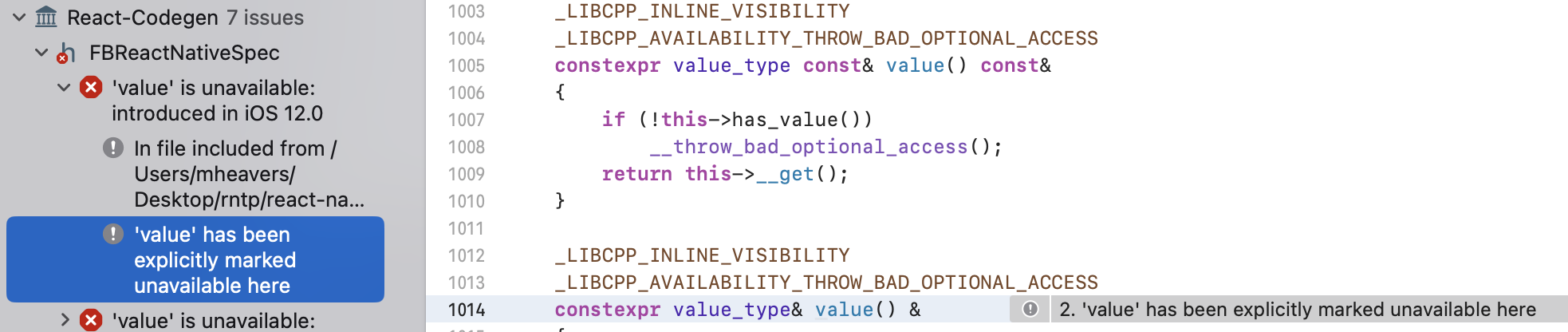 building the example app fails · Issue #2009 · doublesymmetry/react-native-track-player · GitHub