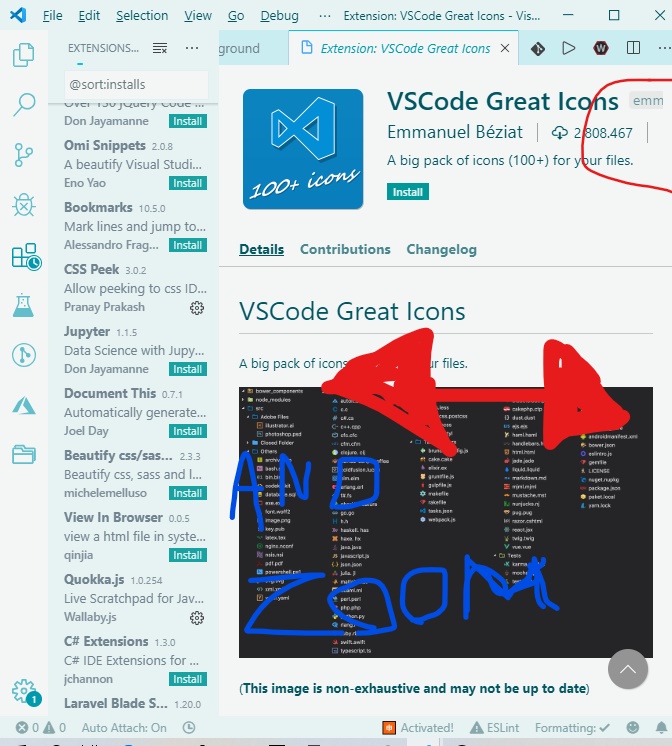 The ability to scrool sideways and to zoom with trackpad at anything ...