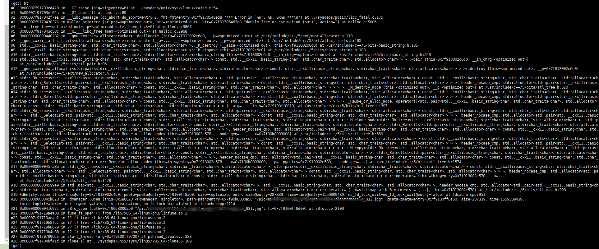s3fs core due to fd_manager_lock · Issue #1091 · s3fs-fuse/s3fs-fuse · GitHub