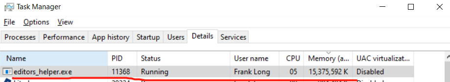 Huge Memory Leak · Issue #690 · ONLYOFFICE/DesktopEditors · GitHub