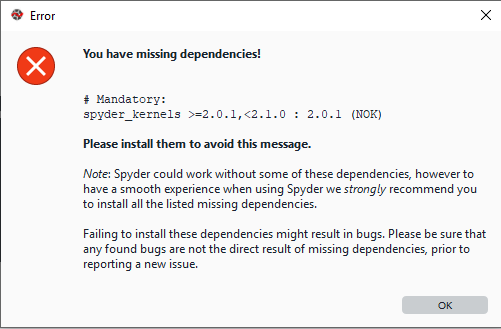 Package Version Detection Problem · Issue 15154 · Spyder Ide Spyder · Github