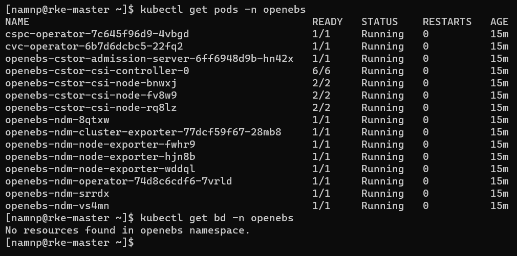 Cannot Find Any Block Devices When Running Command Kubectl Get Bd N 5891