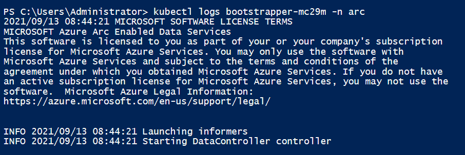 Azure Arc enabled data services for EKS : logon script does not end · Issue #746 · microsoft ...