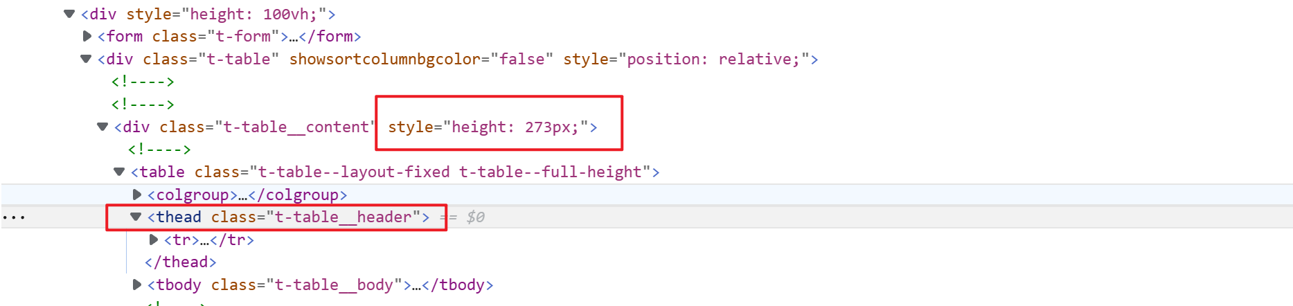 [Table] 动态height固定表头失效（没有复现问题） · Issue #2188 · Tencent/tdesign-vue-next · GitHub