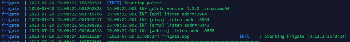 [support] Please Update The Go2rtc To Latest Version 1 6 1 · Issue 7231 · Blakeblackshear