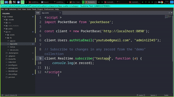 can't use real time data · pocketbase pocketbase · Discussion #233 · GitHub
