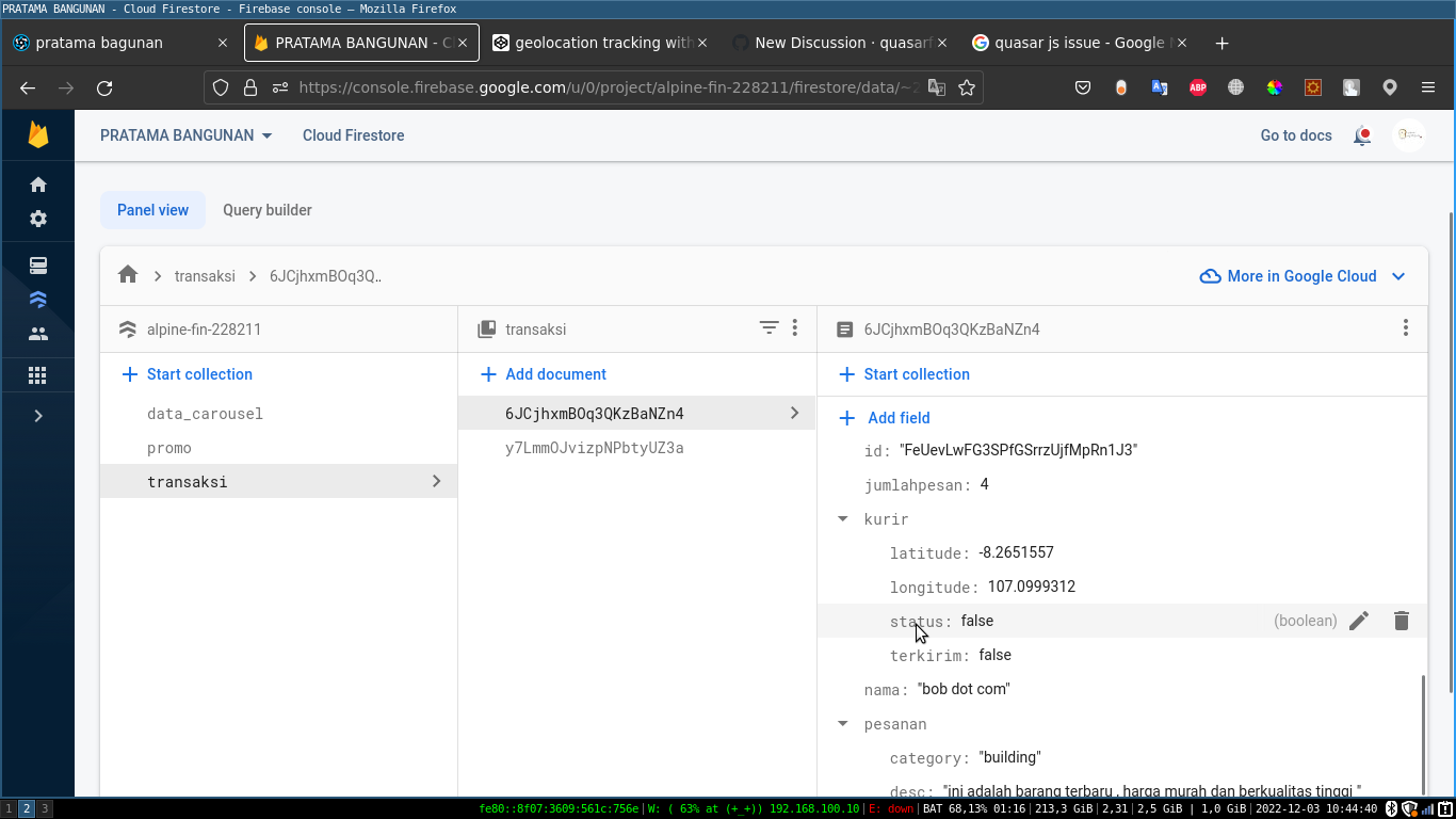 how to remove duplicate maps after realtime update latitude from firestore · quasarframework ...