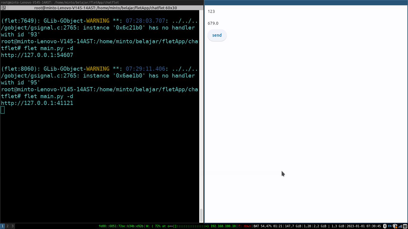 Display Is Not Fixed When Debugging In Browser · Flet Dev Flet · Discussion 784 · Github 