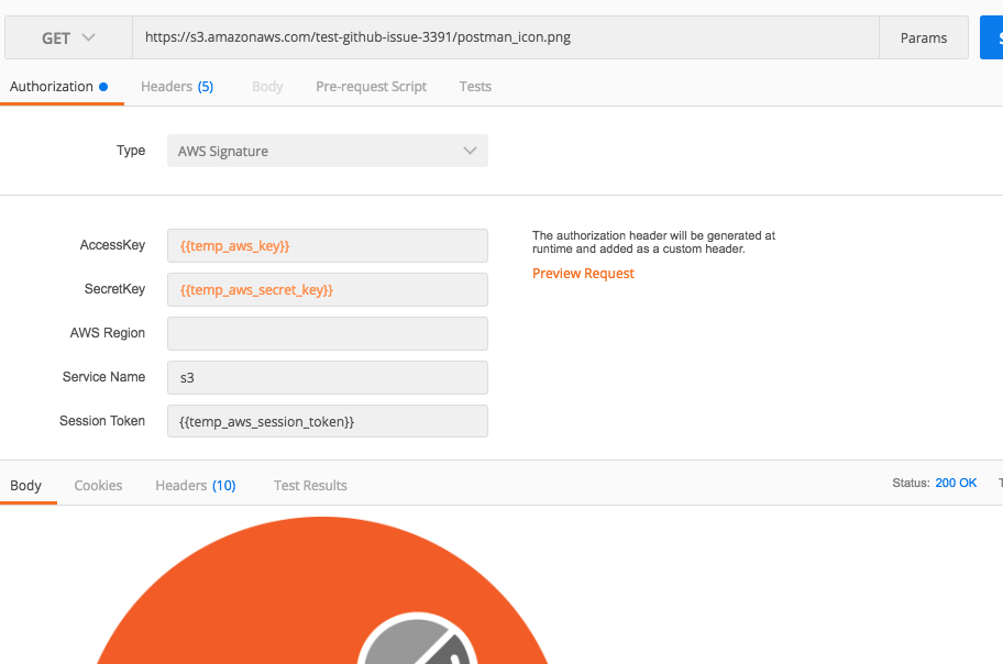 AWS Signature calculated before variable substitution? · Issue #2994 ...