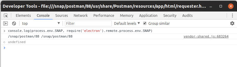 Postman installed from snap on channel beta is not starting · Issue ...