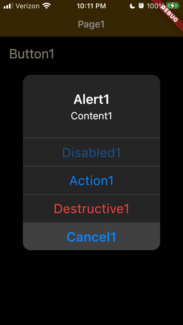 Make CupertinoAlertDialog clearly visible in dark mode · Issue #80921 · flutter/flutter · GitHub