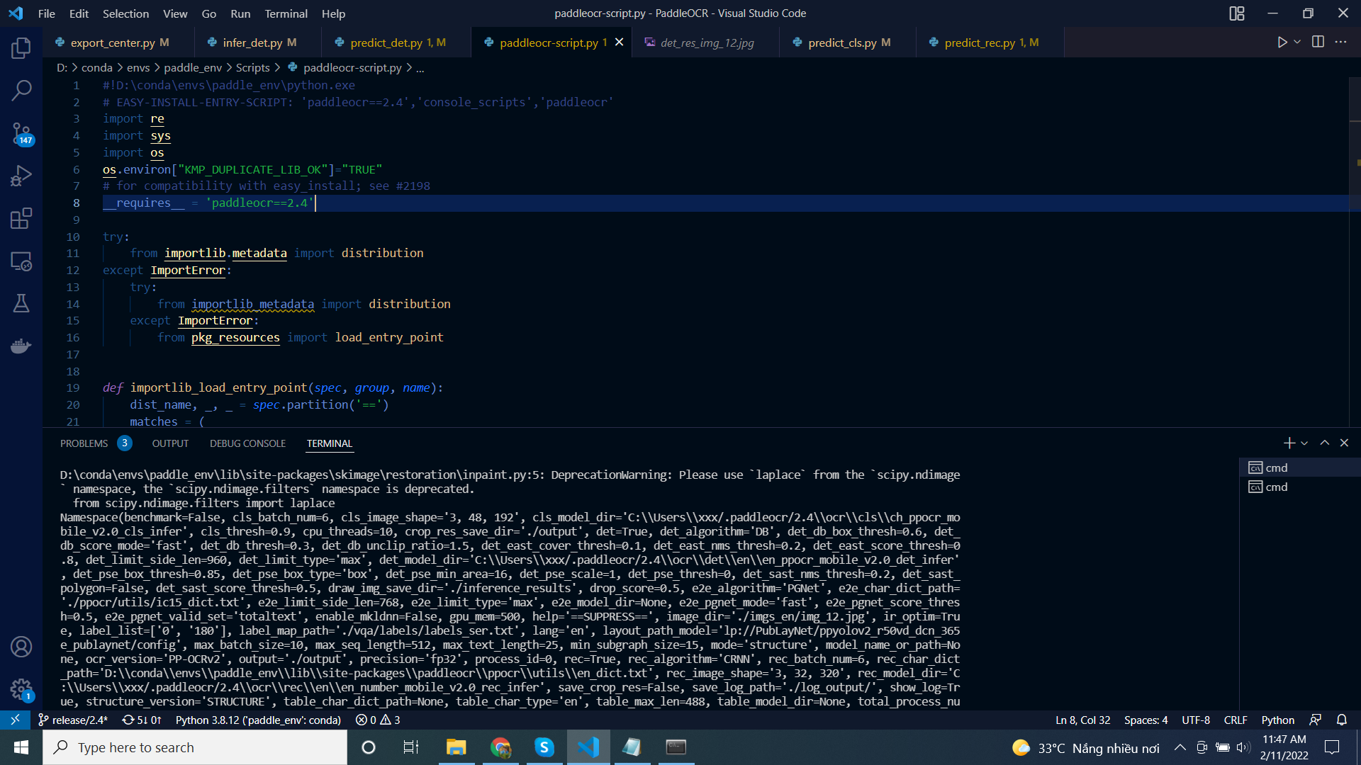 OMP: Error #15: Initializing libiomp5md.dll, but found libiomp5md.dll already initialized.OMP ...