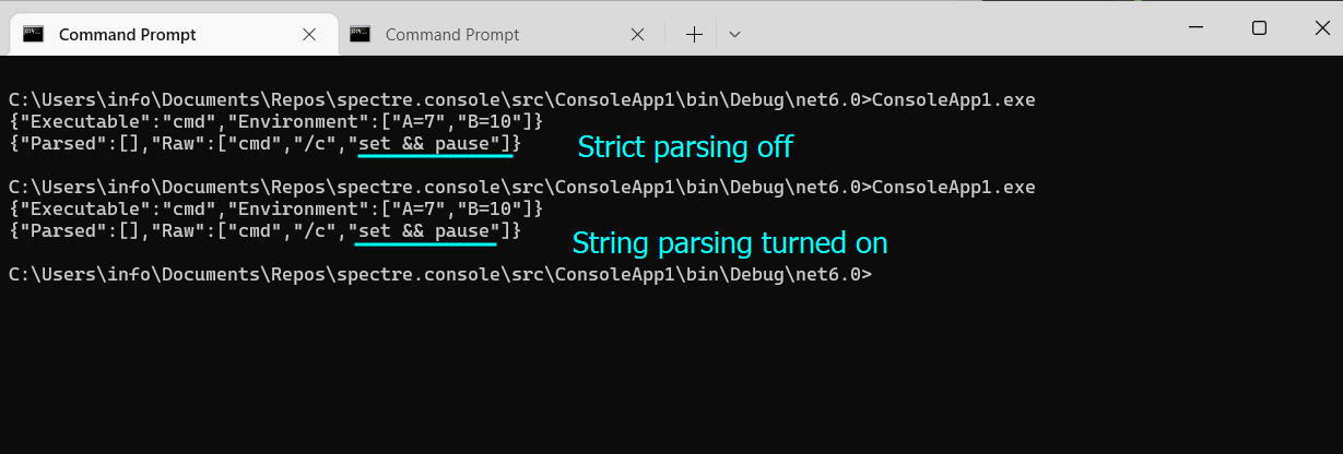 Treat trailing commands as extra remaining arguments · Issue #190 · spectreconsole/spectre ...