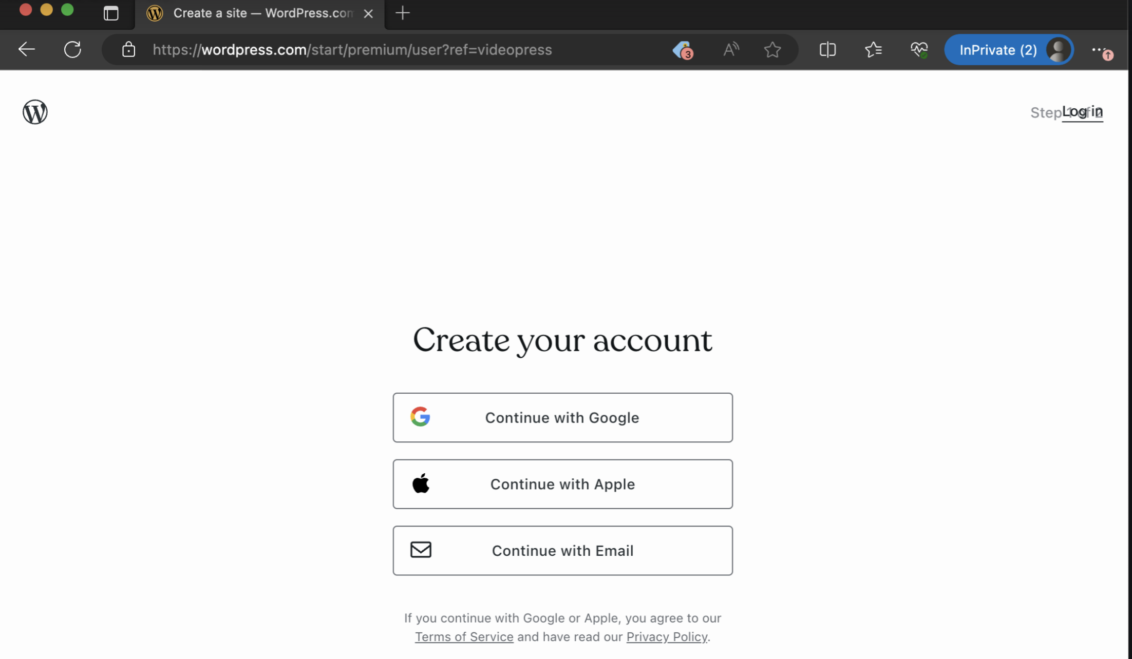Social First: Prevent overlap of Log in and step indicator · Issue #82722 · Automattic/wp ...