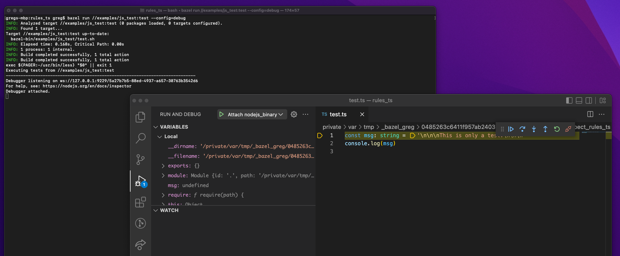 Debugging with rules_ts · Issue #152 · aspect-build/rules_ts · GitHub