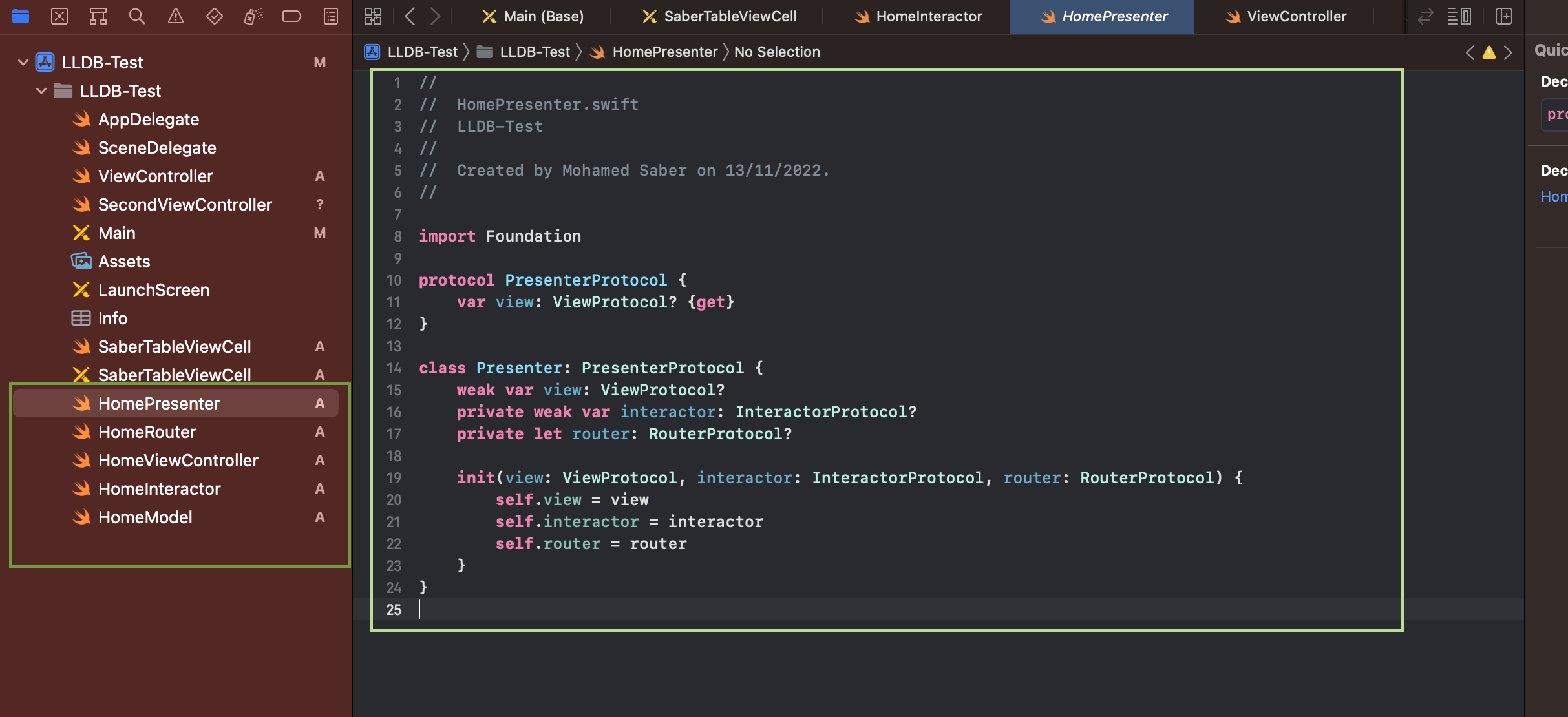 Github Mosaber7designpatterns Xcode Templates 