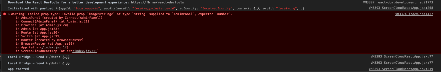 Warning: Failed prop type · Issue #6463 · cypress-io/cypress · GitHub