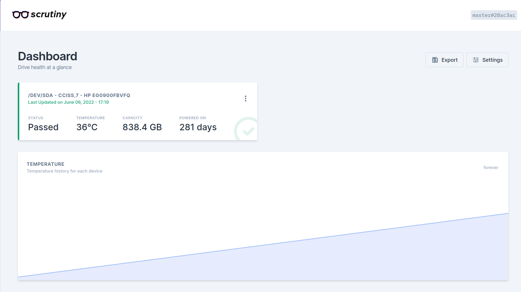 [BUG] Web interface only showing the last hard drive of my array · Issue #285 · AnalogJ/scrutiny ...