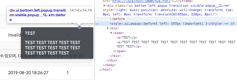 Popperjs Not So Smart Positioning Of Arrow · Issue 3618 · Semantic Orgsemantic Ui React