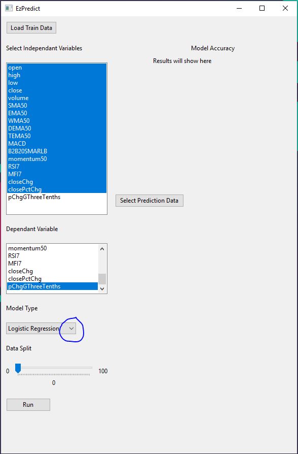 Github Drew Codescikit Learn With Gui Easy To Use Interface For Basic Scikit Learn Functions