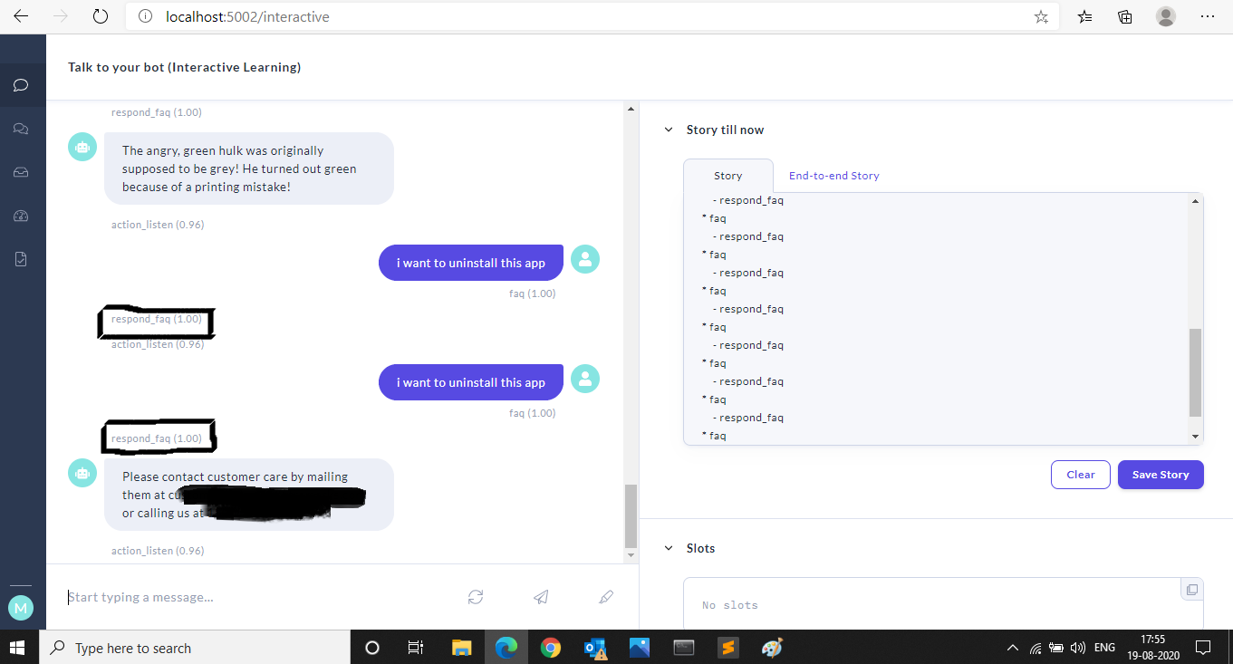 Bot Is Not Behaving As Expected When Run On Rasa X But Works Just Fine On Shell · Issue 6454