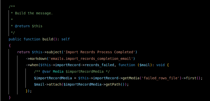 Getting Issue In The Function Return Type · Issue #1257 · larastan/larastan · GitHub