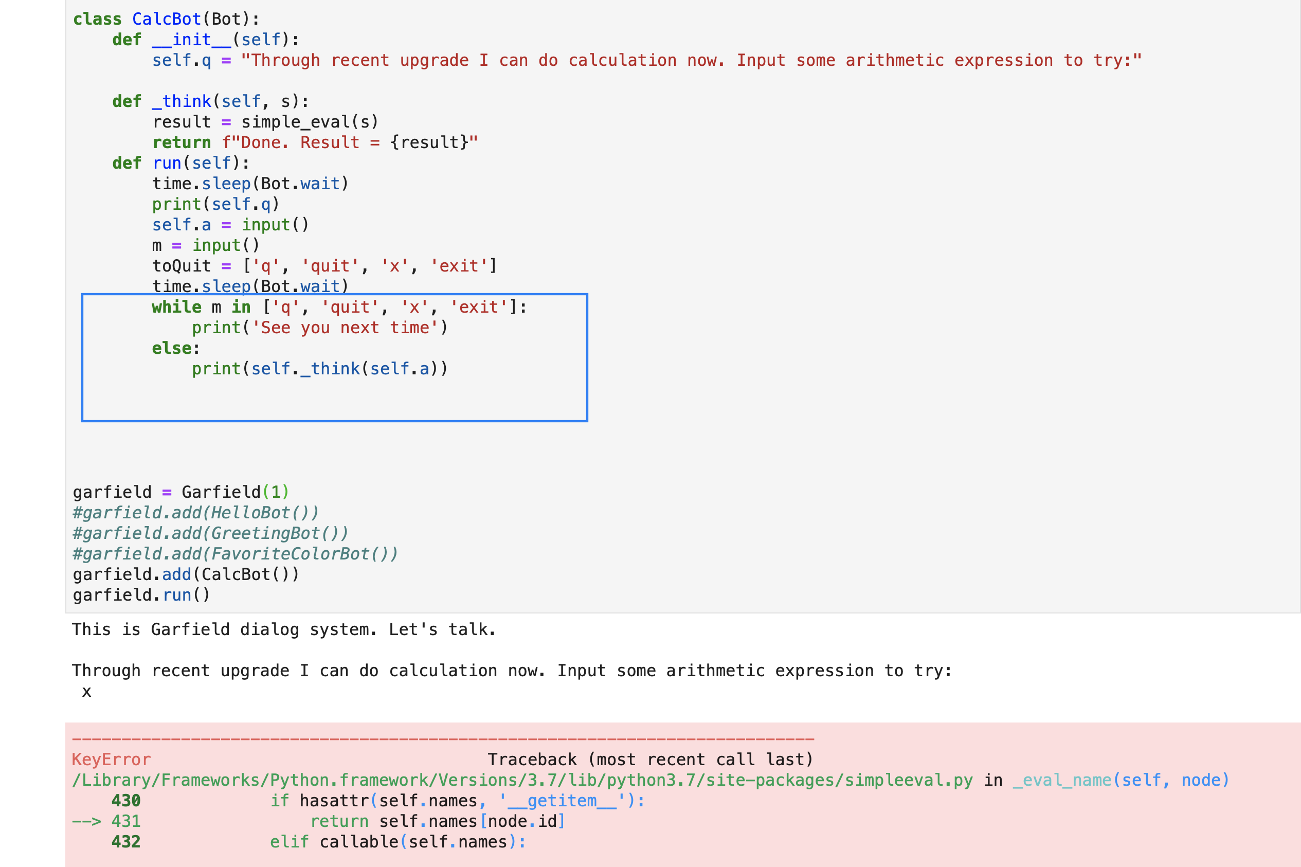大作业改进 CalcBot 遇到难题 · Issue #175 · neolee/wop-community · GitHub