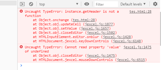 Get Tittle Header · Issue #612 · jspreadsheet/ce · GitHub