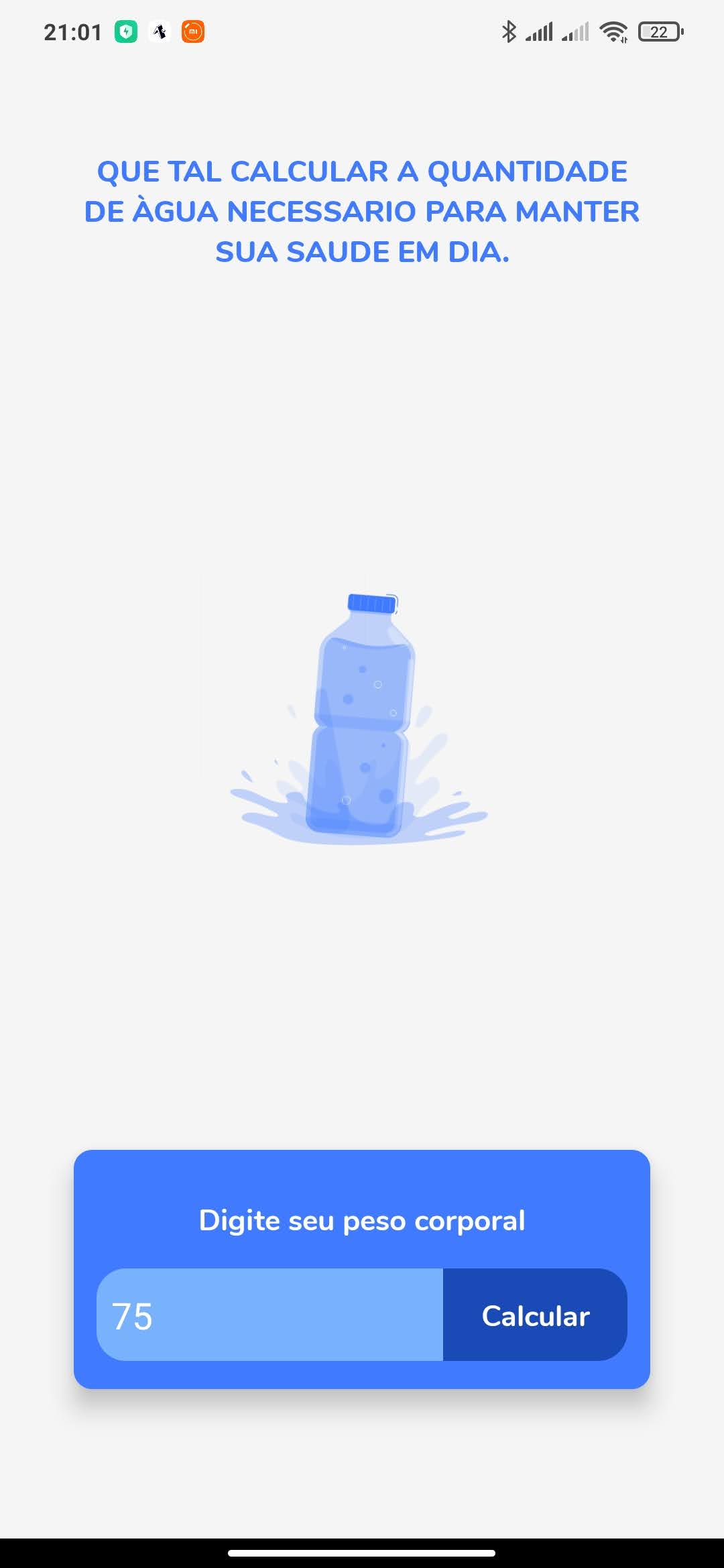 GitHub - sanderpaniago/calculadoraQuantidadeAgua-dia: Calculadora ...