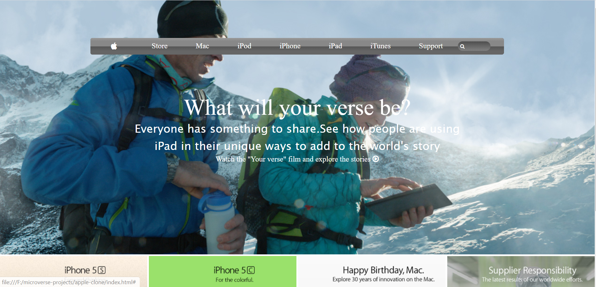 GitHub - Jmagero/apple-clone