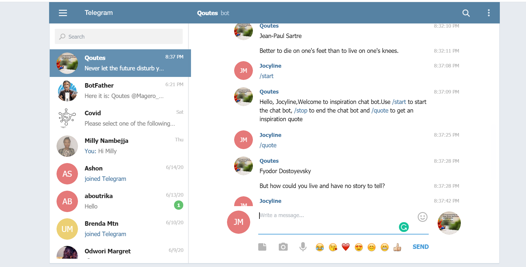 GitHub - Jmagero/telegram-bot: This project is about creating a ...