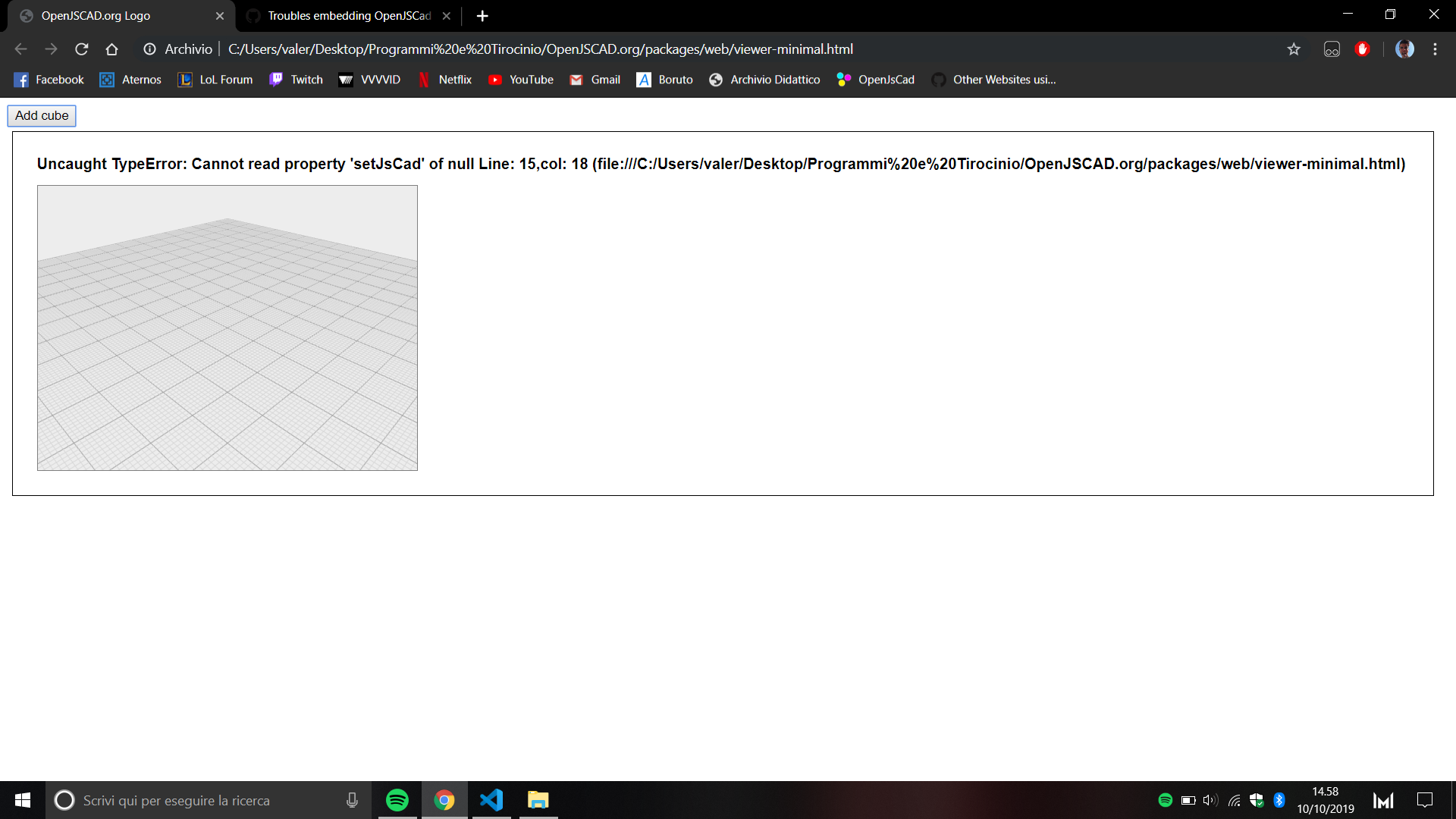 Troubles Embedding Openjscad Within My Website Min Version · Issue 480 · Jscadopenjscad