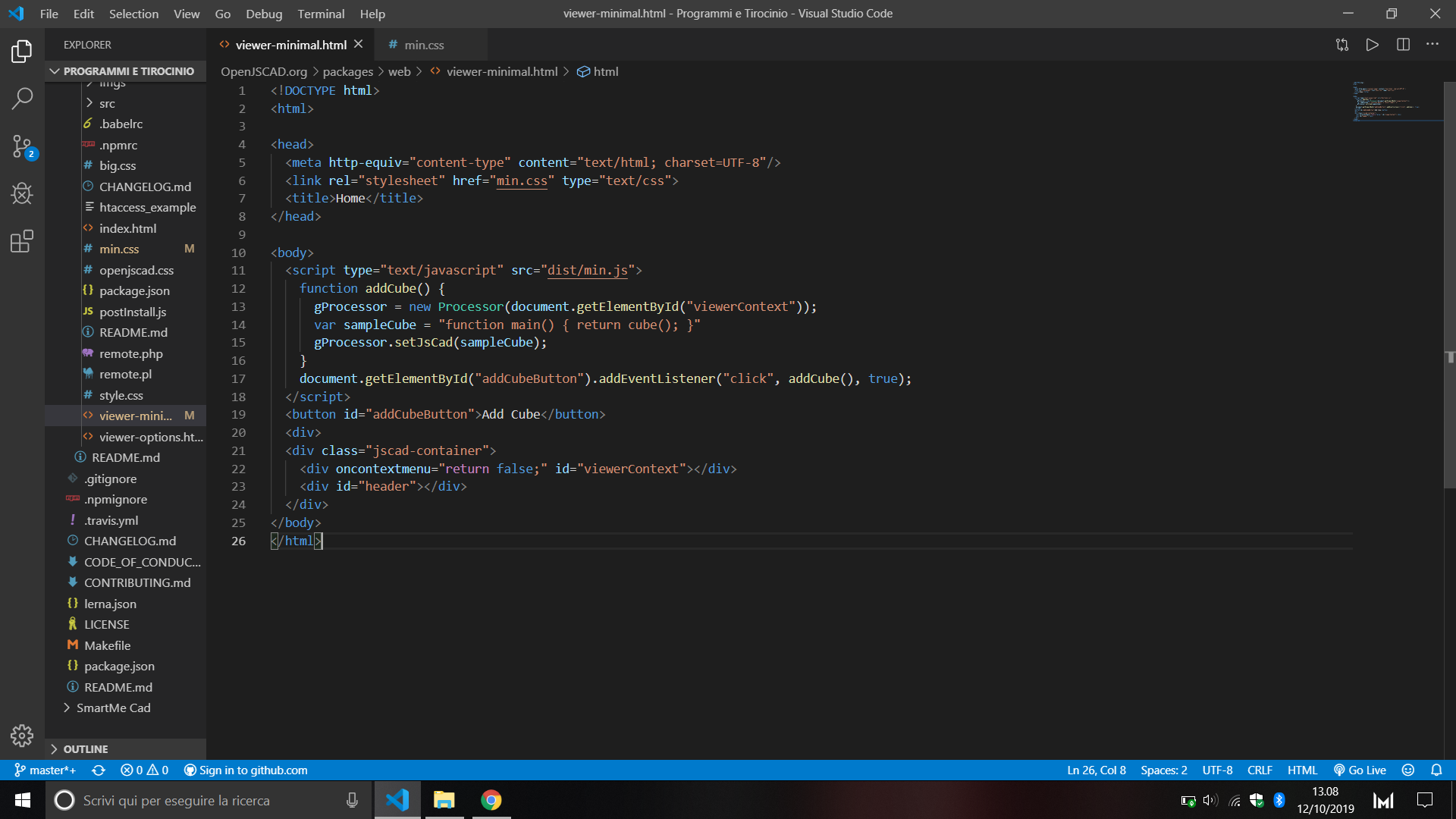 Troubles Embedding Openjscad Within My Website Min Version · Issue 480 · Jscadopenjscad