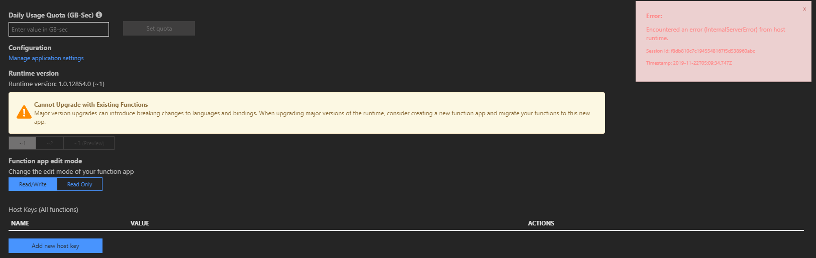 Missing Systemkey · Issue 983 · Azureazure Functions · Github