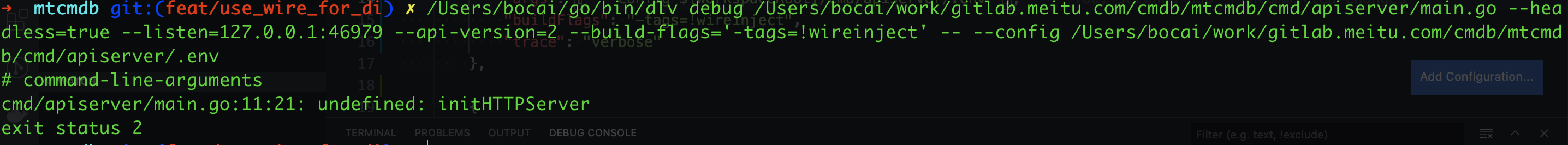 go build tags in launch.json is invalid · Issue #1286 · golang/vscode-go · GitHub